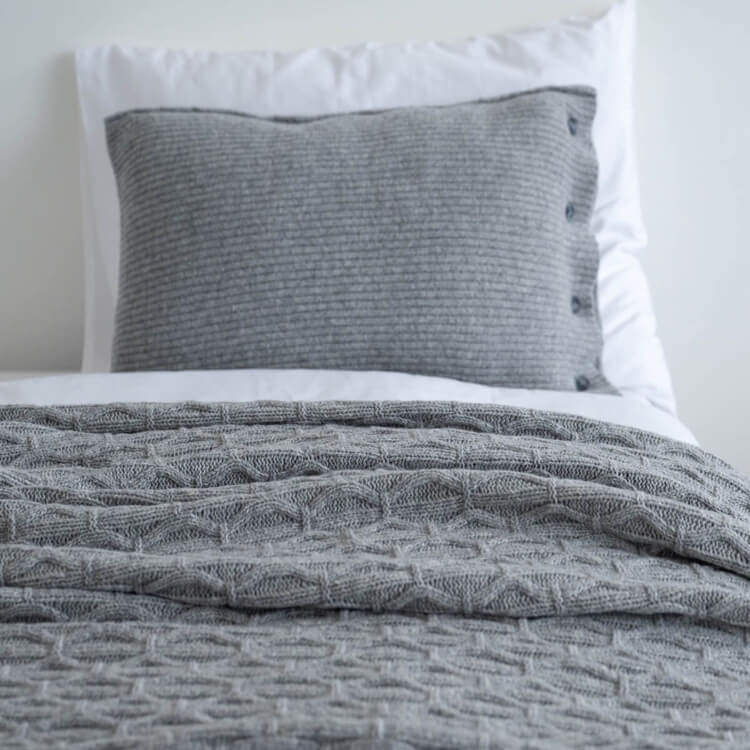 Moyha Strick Wolldecke Luxury Pattern